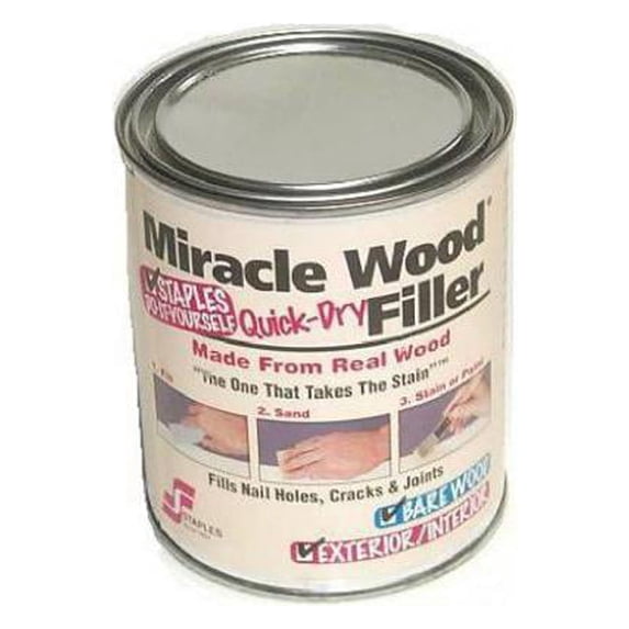 Staples 902 Miracle Wood Patch, 0.5-Ounce - Repair Hole Filler, Fixing ...