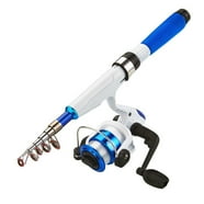 Ronco Portable Pocket Fishing Rod, Green, 6' Length - Walmart.com