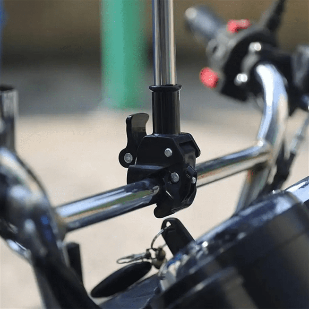 1.2M Telescopic Flag Pole Stainless Steel Pole Flag Waving Flagpole ...