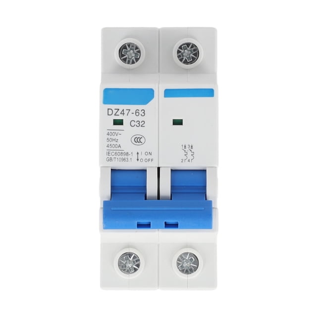 1/2P Circuit Breaker DZ47-63 For Solar PV Circuit Breaker 32A Circuit ...