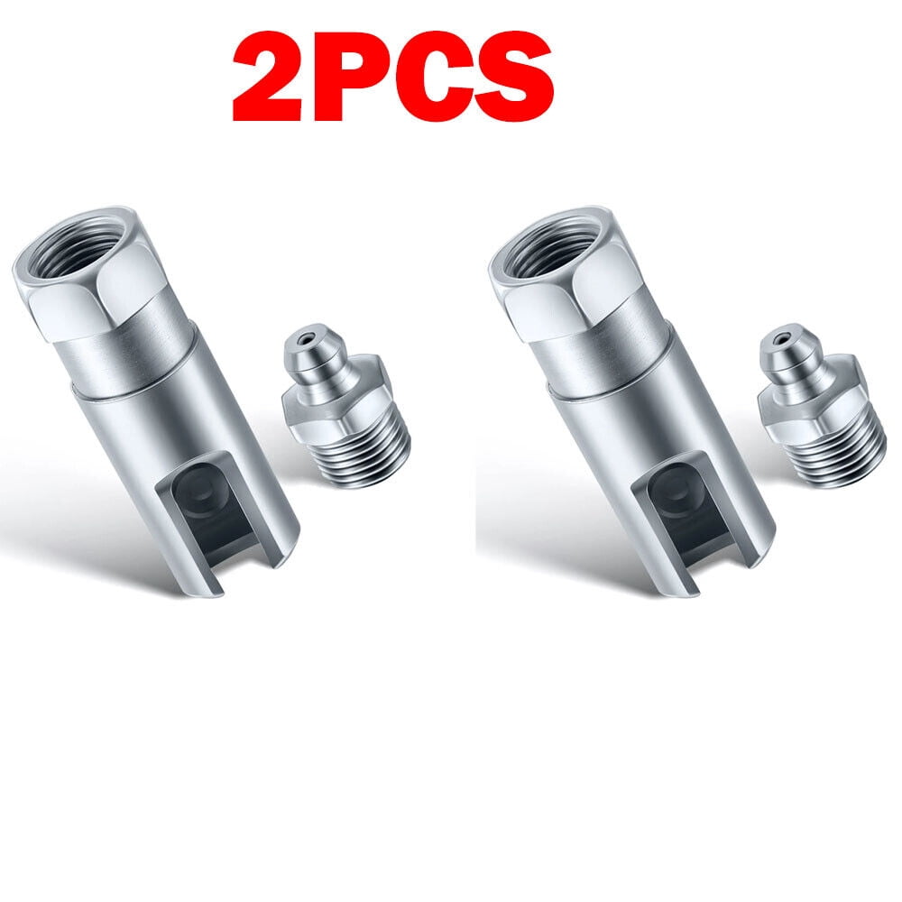 1/2PC Right-Angle 90-Degree Push-on Grease Coupler With 1/8 Inch NPT ...