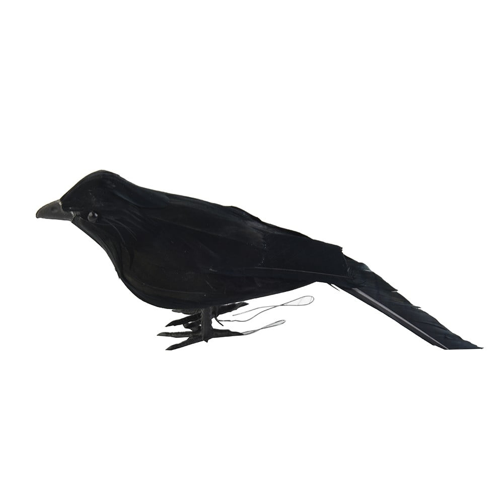 1/2PCS Black Lifesize Raven Movie Prop Fake Crow Halloween Hunting ...