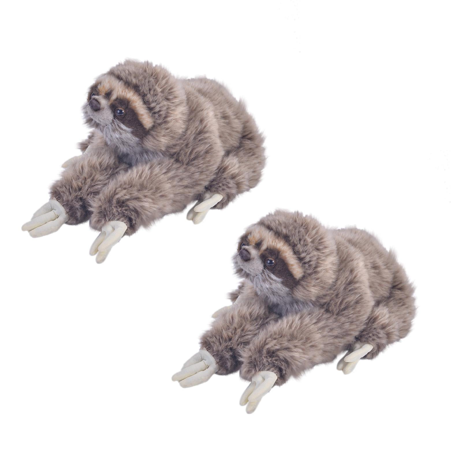 1/2PCS Cute Collection Wild Plush Sloth, Realistic Toed Sloth Plush ...