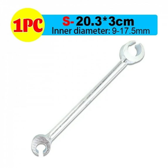 1-2PCS Double Head Hinge Gap Repair Wrench Labor Saving Tool for Round Bolt Door Spanner Home ...
