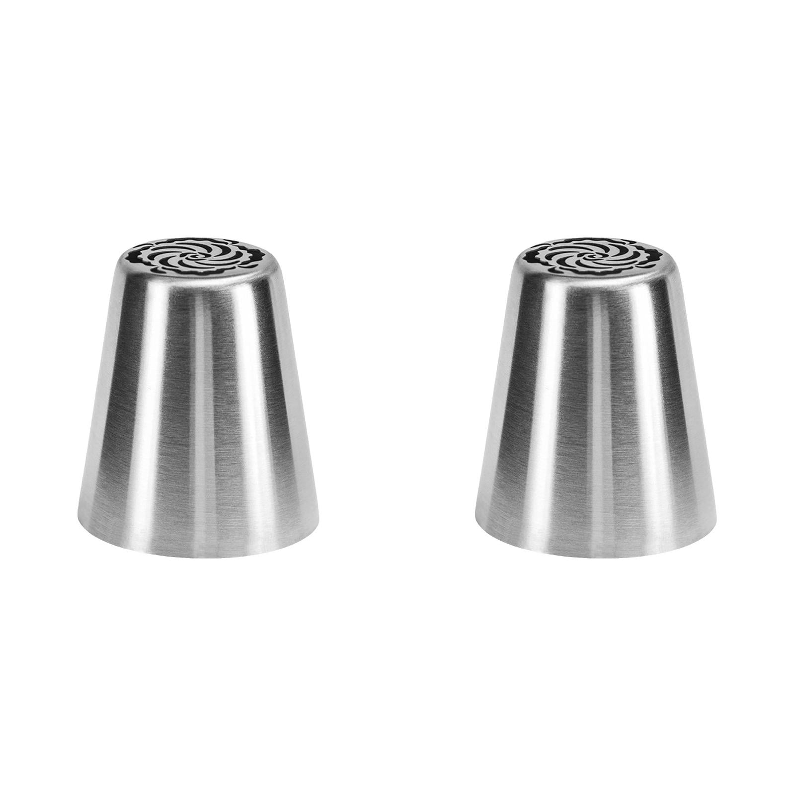 1/2PCS Extra Large Nozzle Cake Baking Tool, Stainless Steel Flower DIY ...