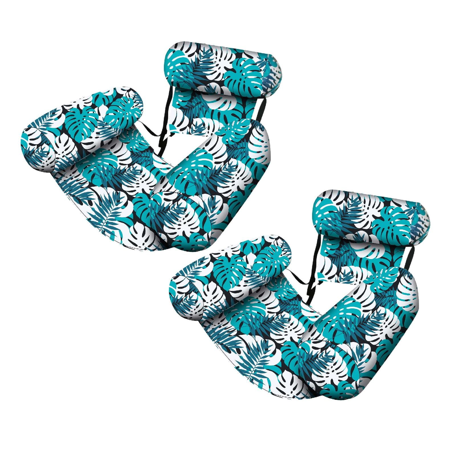 1/2PCS Inflatable Pool Floats for Adults, Pool Floating Chairs with ...