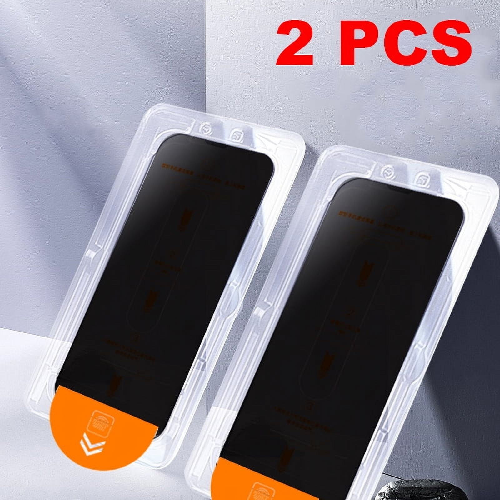 1-2PCS Privacy Dust Free Glass For iPhone 16 15 13 12 11 14 Pro Max Plus Mini 9H Oleophobic ...