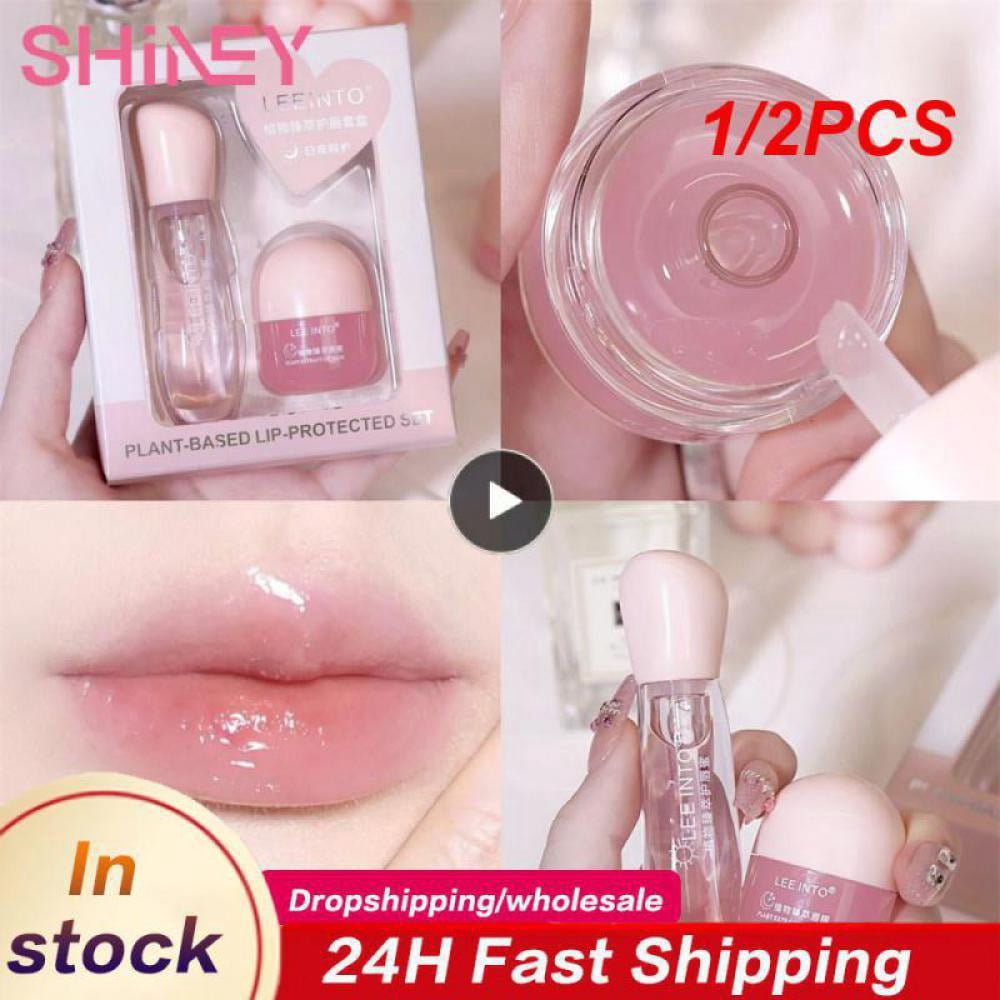 1/2PCS Sleep Lip Mask Dewy Lips Vaseline Lip M Lighten Lip Lines Remove ...