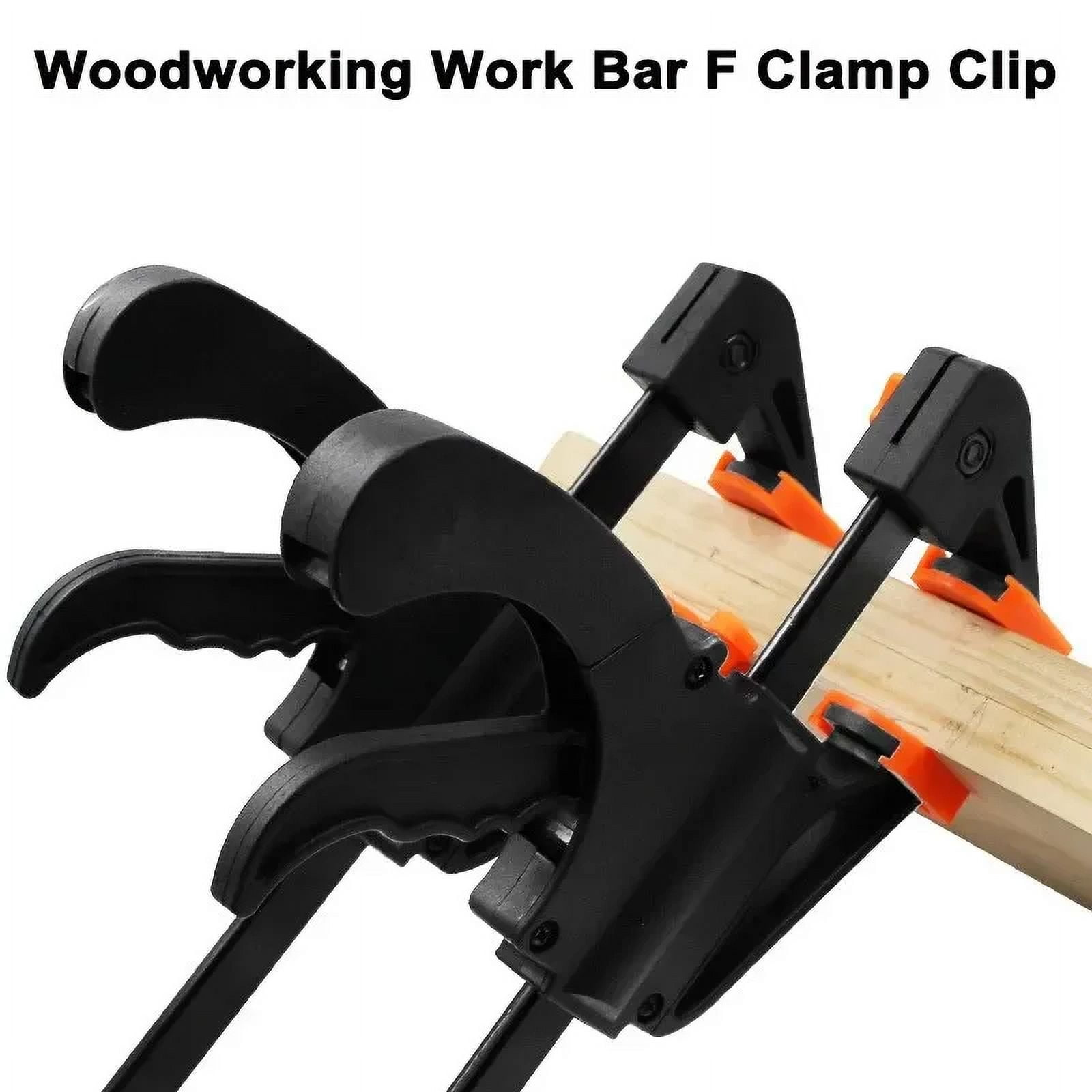 1-2PCS Woodworking Work Bar F Clamp Clip Kit Quick Ratchet Release ...