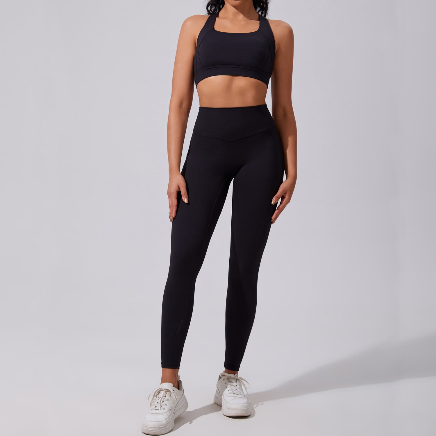 1/2PCS portswear Yoga Set Women Workout Clothes Athletic Sports Gym Legging Seamless Fitness Bra ...