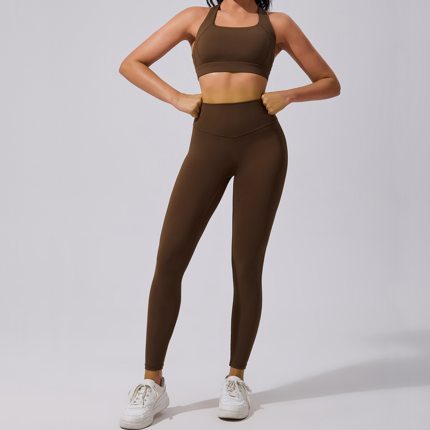 1/2PCS portswear Yoga Set Women Workout Clothes Athletic Sports Gym Legging Seamless Fitness Bra ...