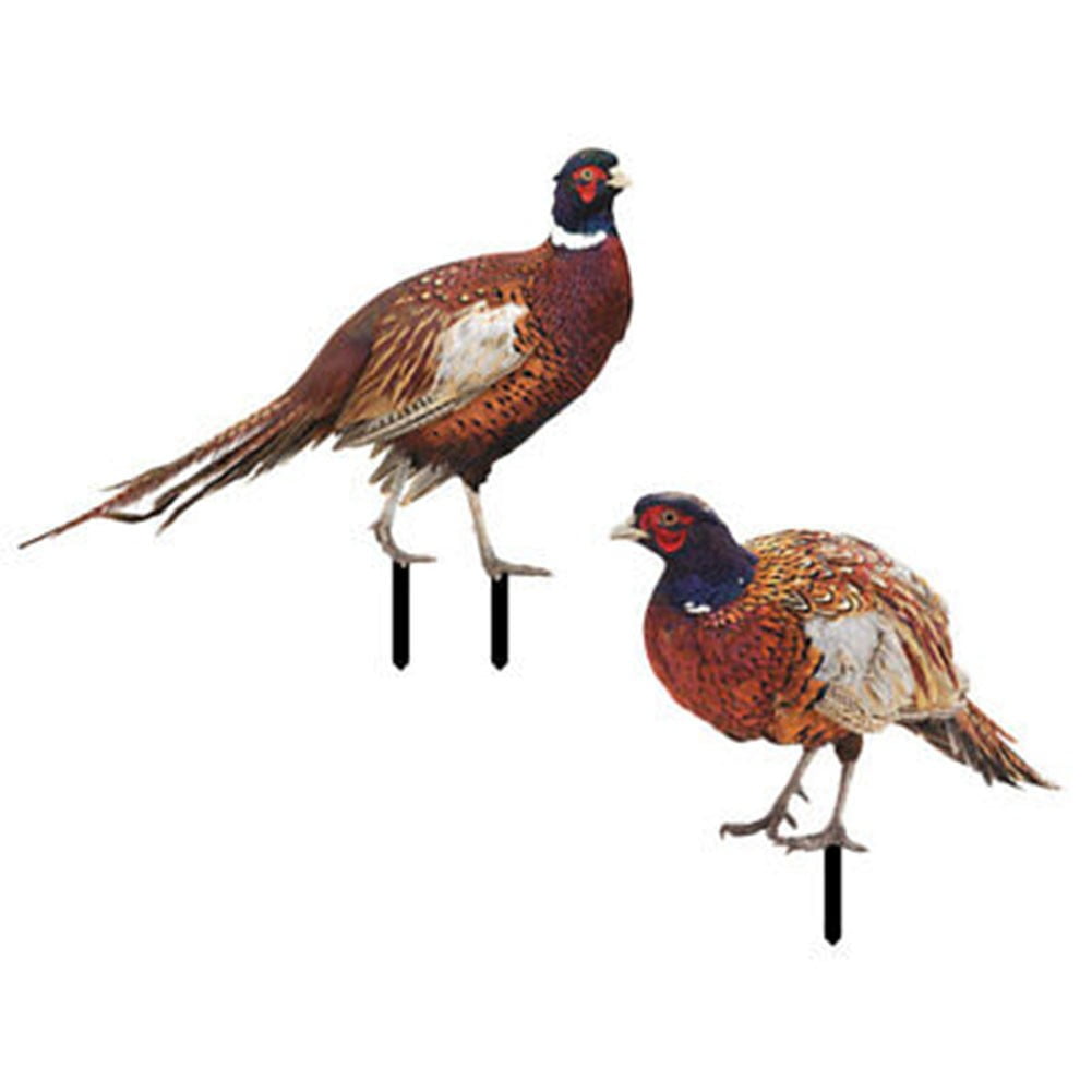 1/2Pc Pheasant Garden Decorations Pheasants Stake Lawn Courtyard Statue ...