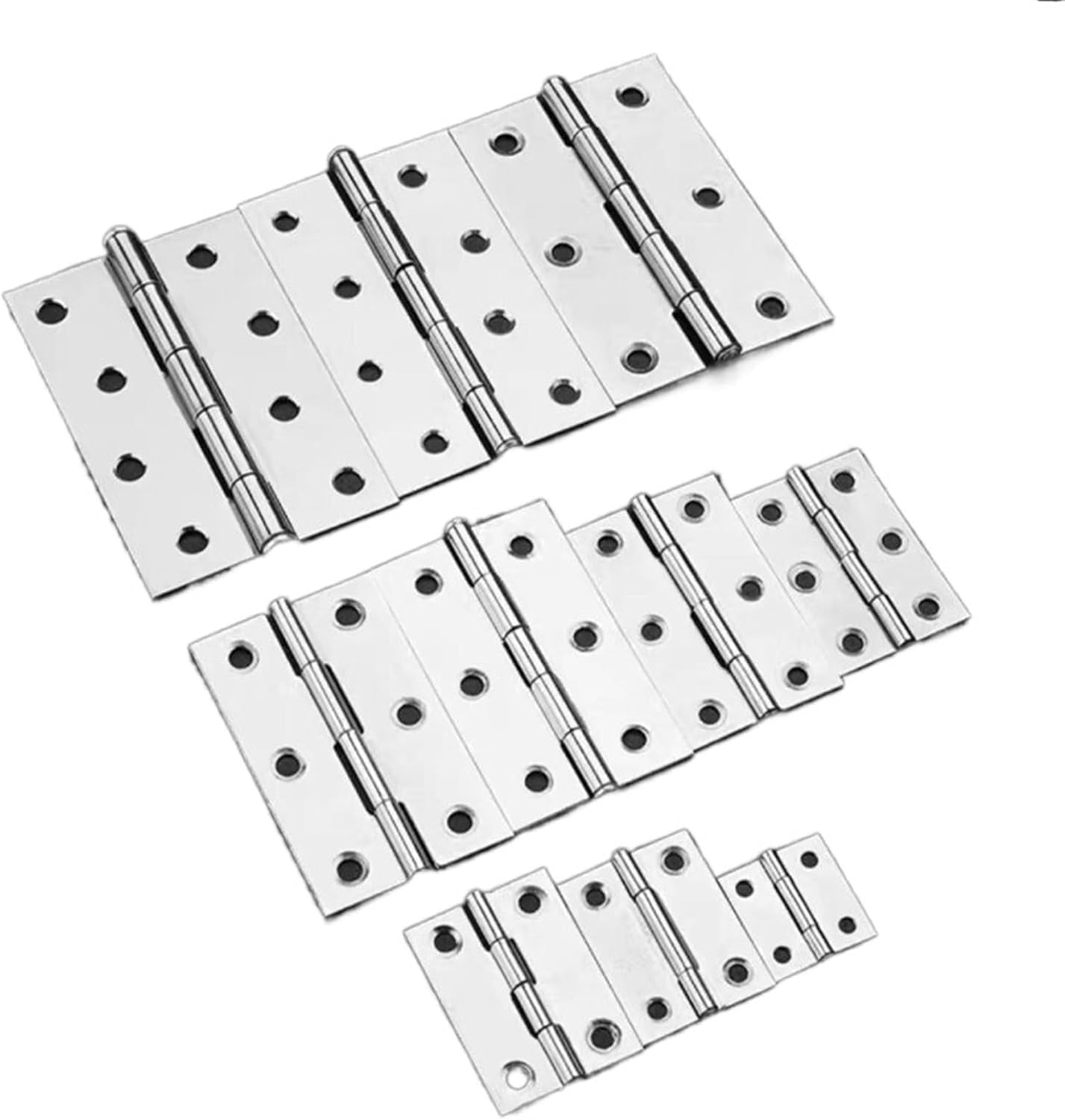 1/2Pcs 1-4Inch 304 Stainless Steel Hinges Door Connector Drawer ...