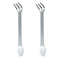 1/2Pcs Compact Stainless Steel Bonsai Rakes for Gardening Tasks Soil ...