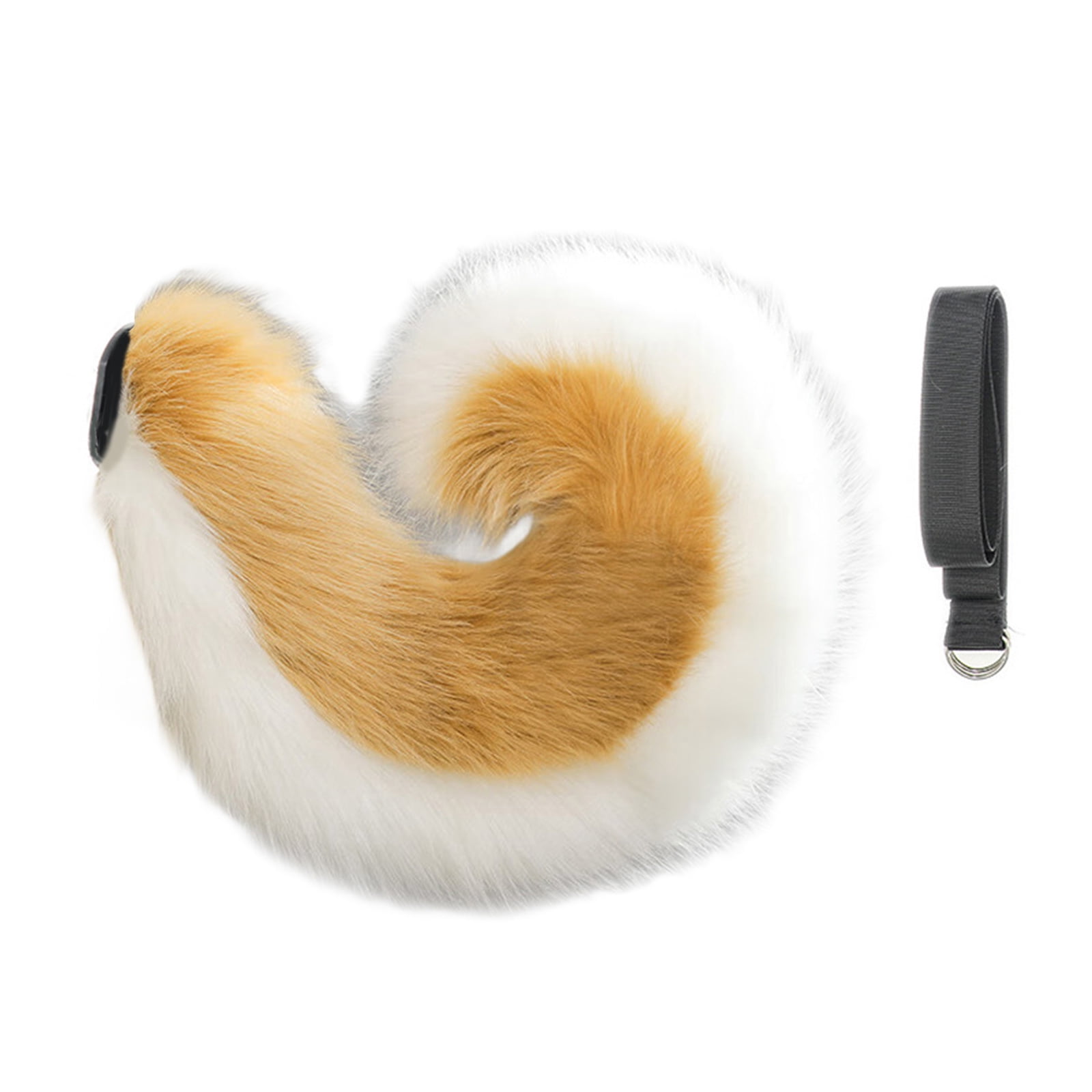 1/2Pcs Faux Furs Dog Ears Headband Tail Dog Costumes for Christmas ...