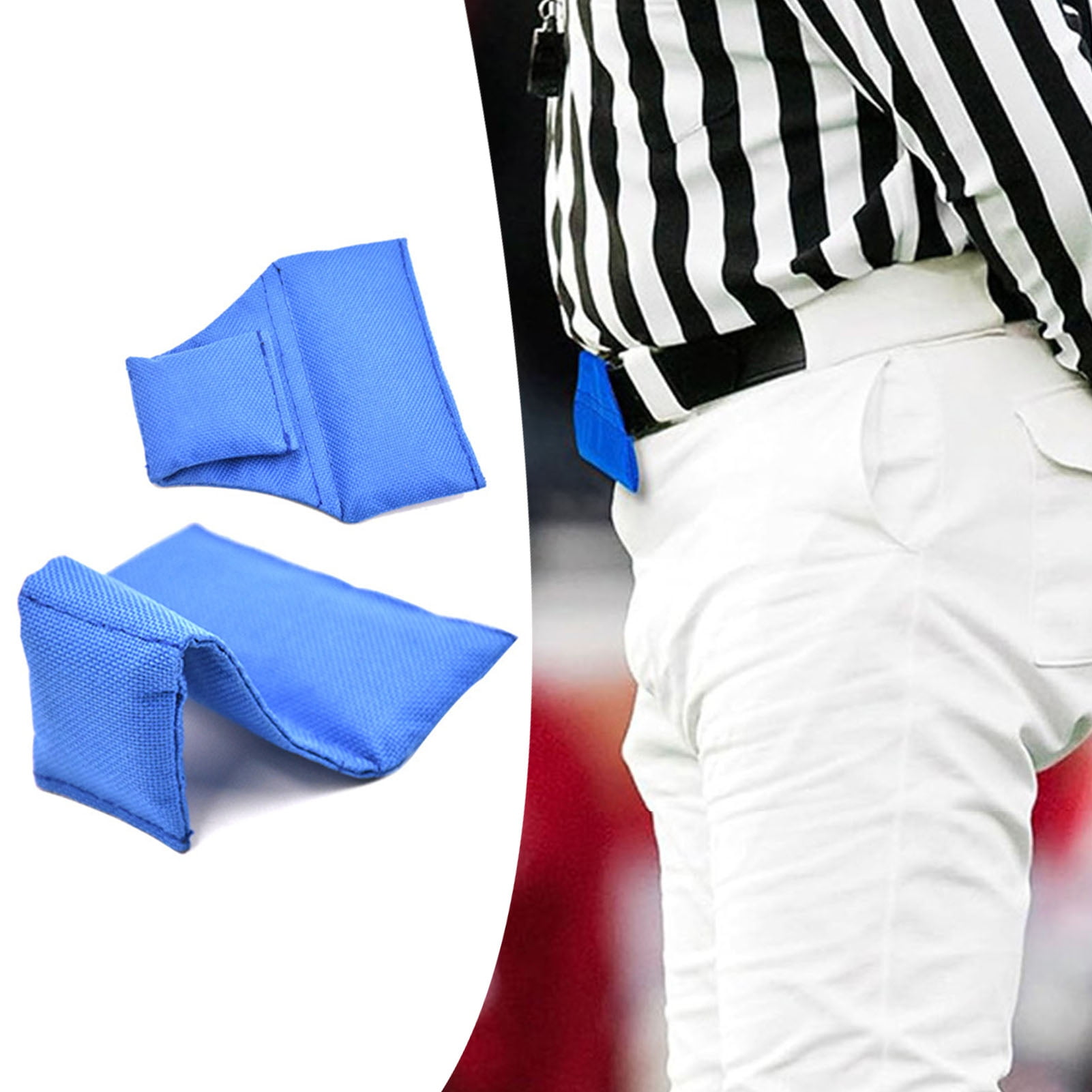 1/2Pcs Football Referee Bean Bag Blue Nylon Football Referee ...