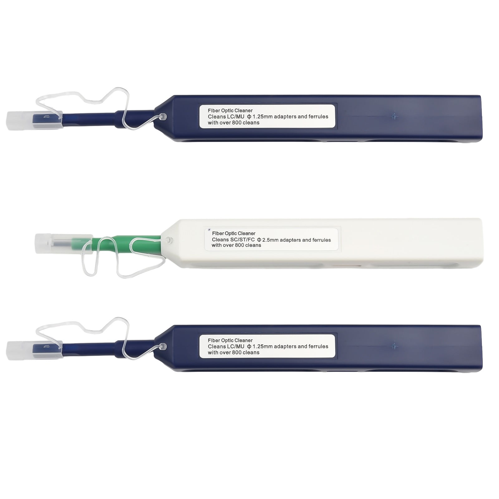 1/2Pcs Ftth Fiber Optic Cleaning Pen Optical Cleaner Lc/Mu 1.25/2.5Mm ...