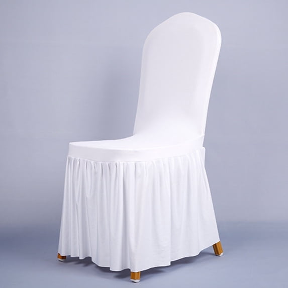 1/2Pcs Hotel Style Banquet Chair Cover Oxford Skirt Chair Cover ...