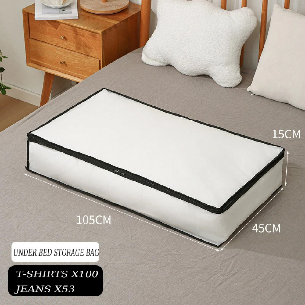 1-2Pcs Quilt Wardrobe Organizer Clothes Storage Bags Moving Packing Bag ...