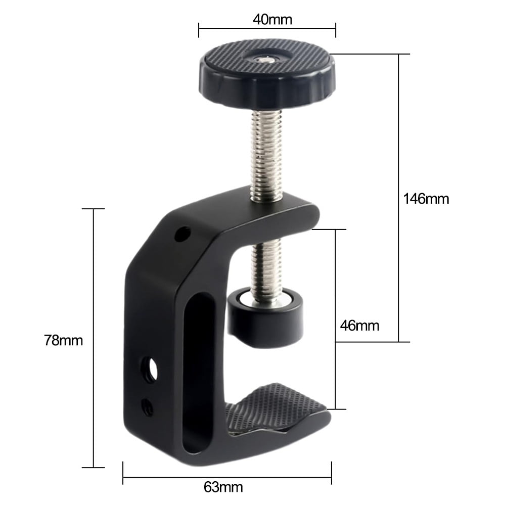 1/2Pcs Small C-Type Clamp Set Aluminum Alloy Table Clamp Screw Clamps ...