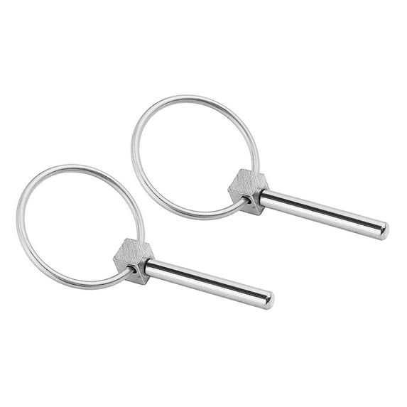 1/2Pcs Stainless Steel Round Safety Pin Lynch Linch Pin Retaining Clip ...