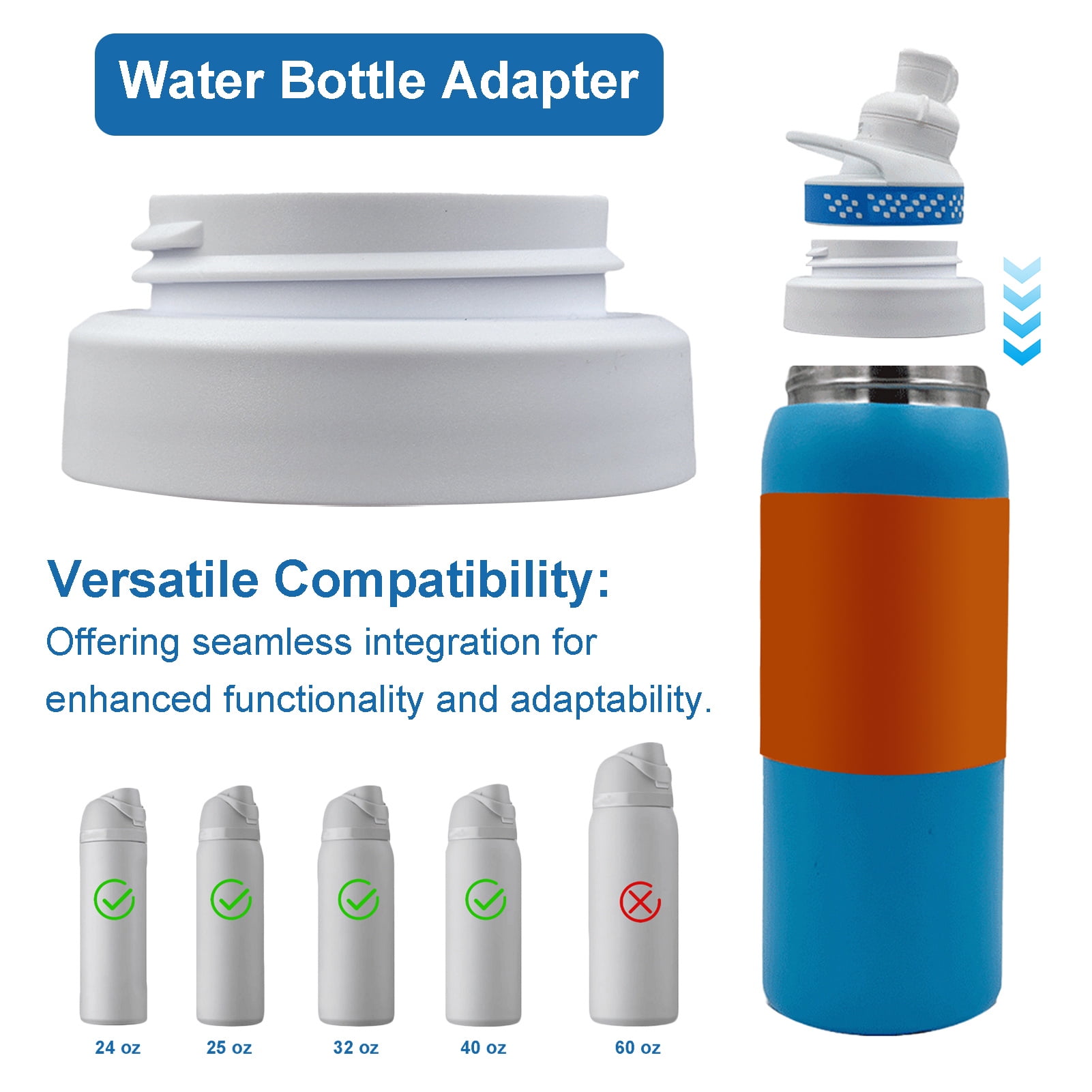 1/2Pcs Tumbler Adapter for Cirkul Flavor Cartridges BPA-Free Plastic ...