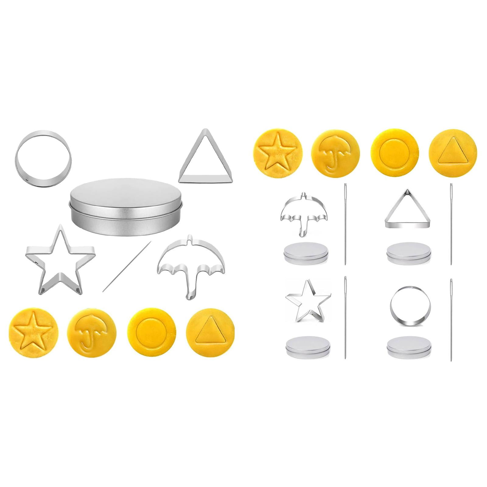 1/2Set Korean Candy Making Game Kit, Stainless Steel Cookie Cutters ...