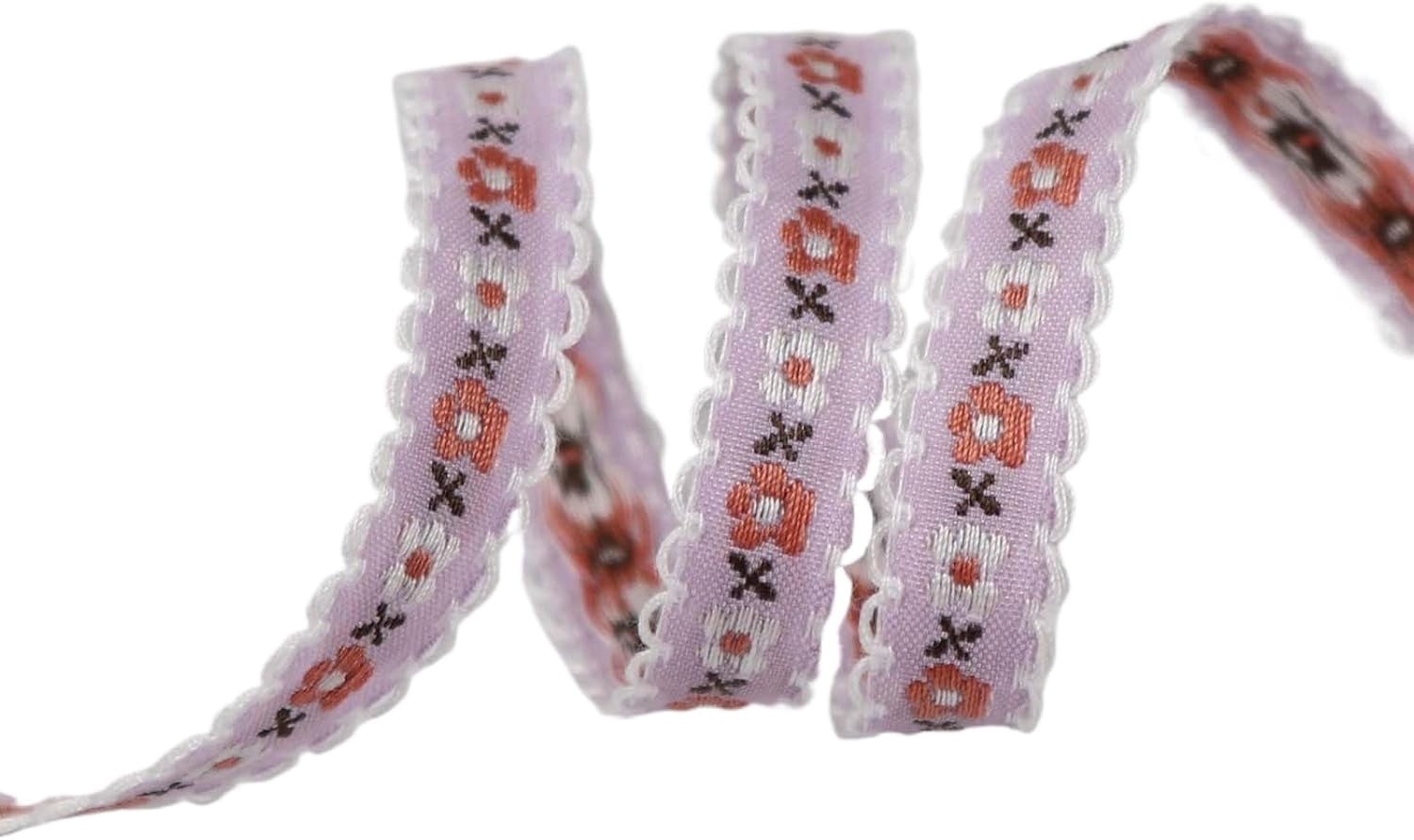 1.2cm 10Yards Vintage Jacquard Ribbon Lace Trim for Gift Wrapping ...