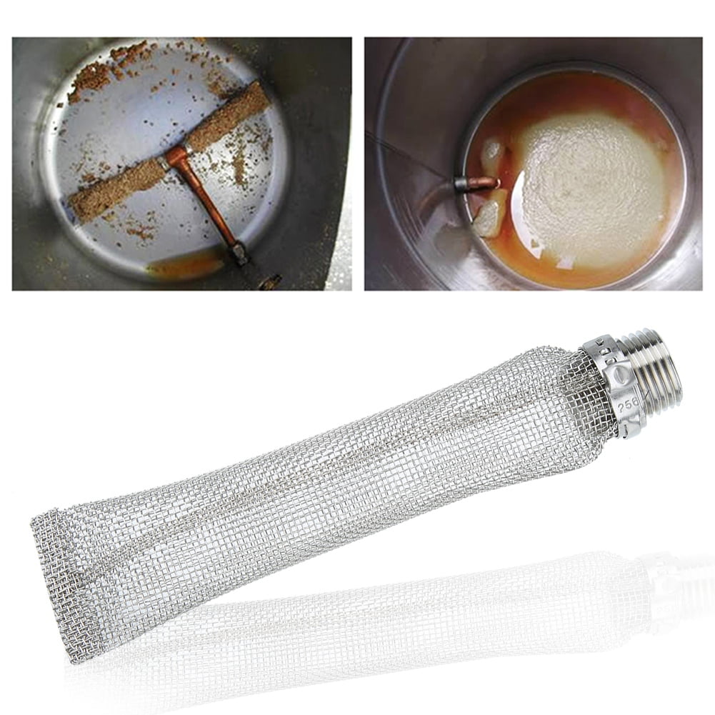 1/2in NPT Stainless Steel Beer Filter Screen Mesh Filter for Homebrew ...