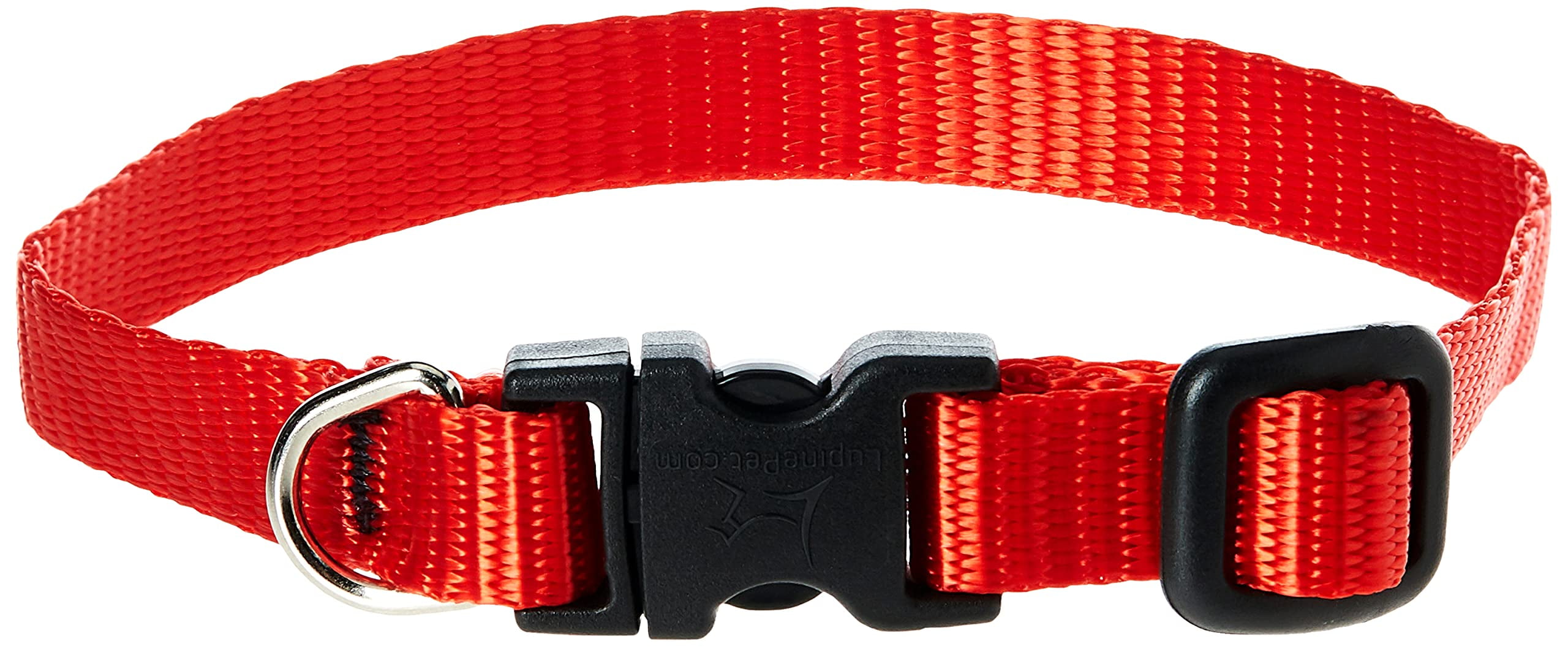 Lupine Pet Basic Solids Red Red Nylon Dog Collar ( Pack of 1) - Walmart.com