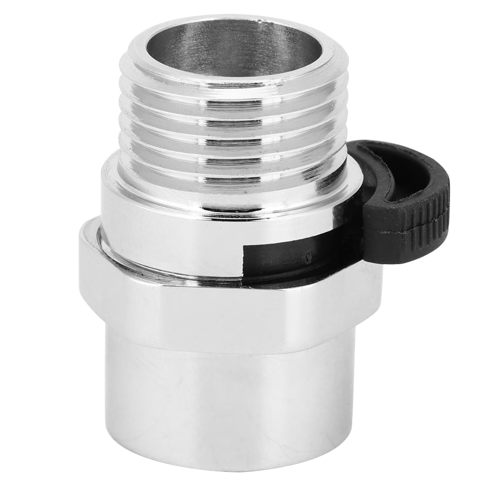 1/2in Shower Head Sprayer Flow Control Valve Shut Off Valve Adapter ...