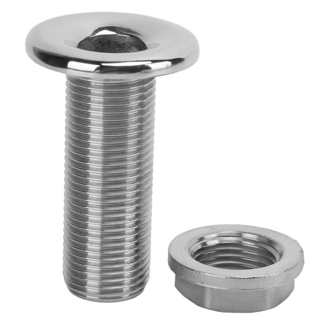 1/2in Yacht Water Outlet Port 316 Stainless Steel Anticorrosion Drain ...