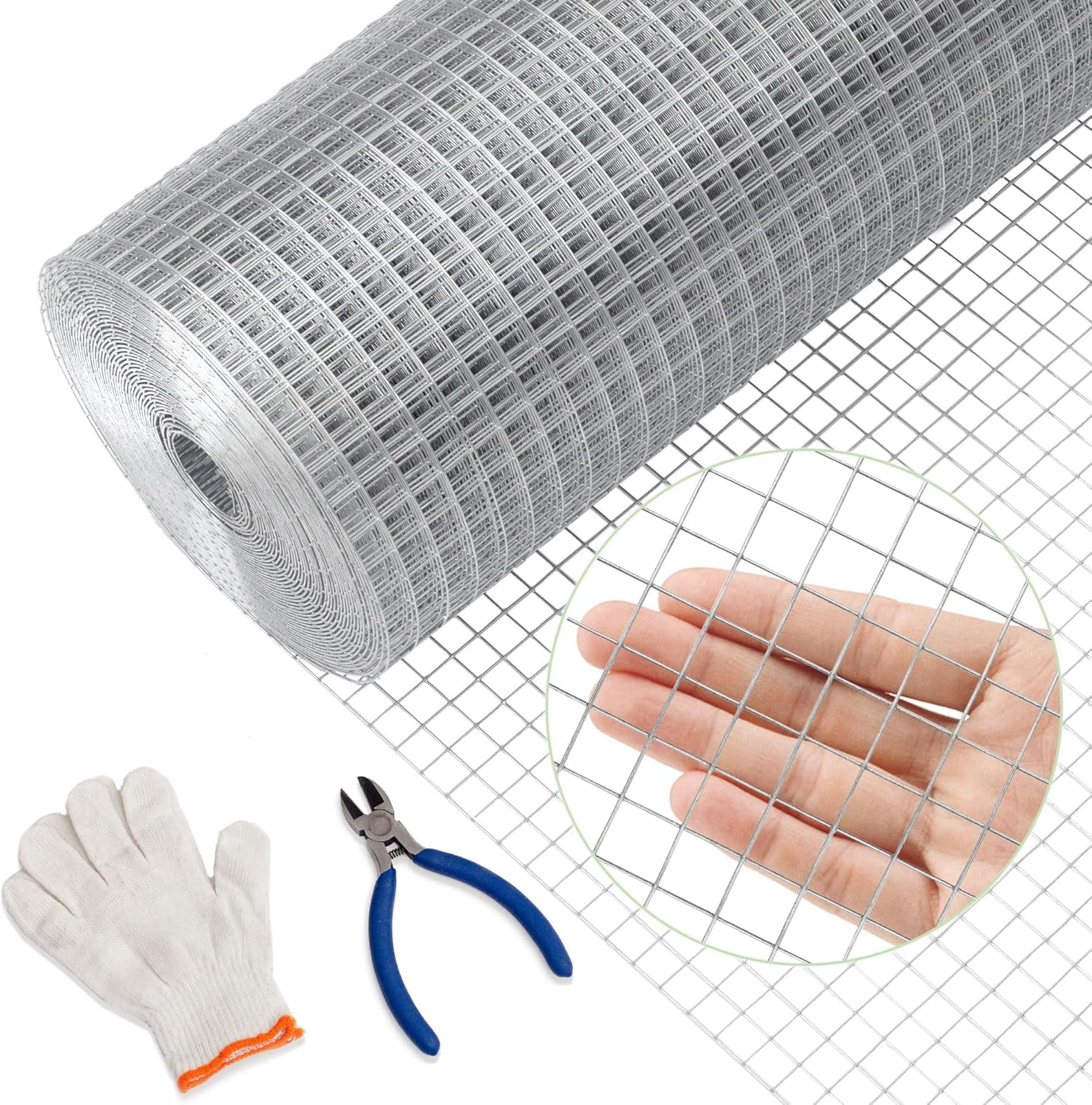 1/2inch 48Inch（H）x100Ft（L）19 Gauge Hardware Cloth Chicken Wire Fencing ...