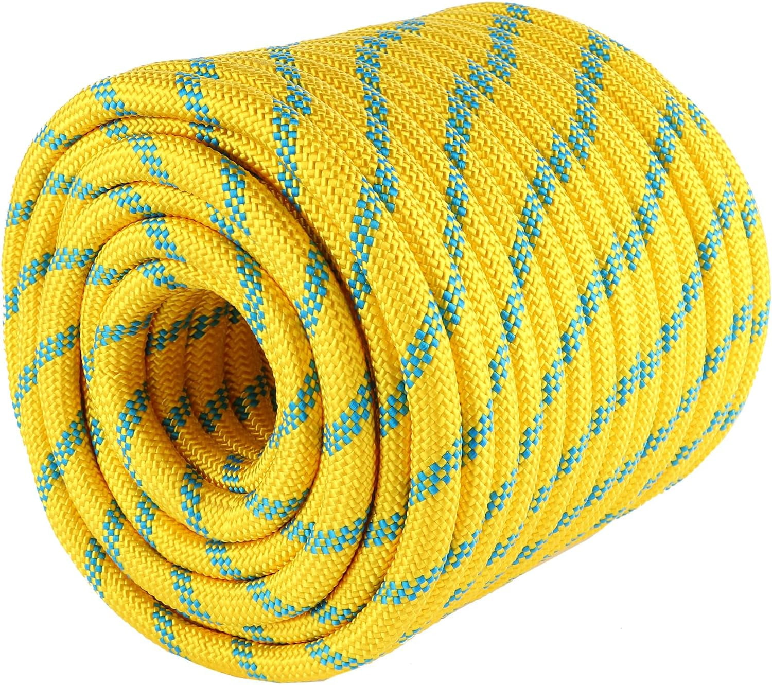 1/2inch Braided Arborist Rope Tree Climbing Rope 50ft Polyester Static ...