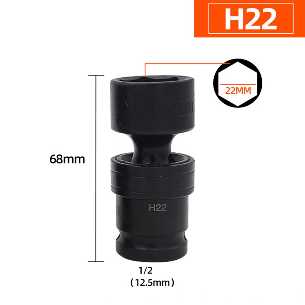 1/2inch Joint Hex Socket Electric Wrench Adapter Pneumatic Air 12-24mm ...