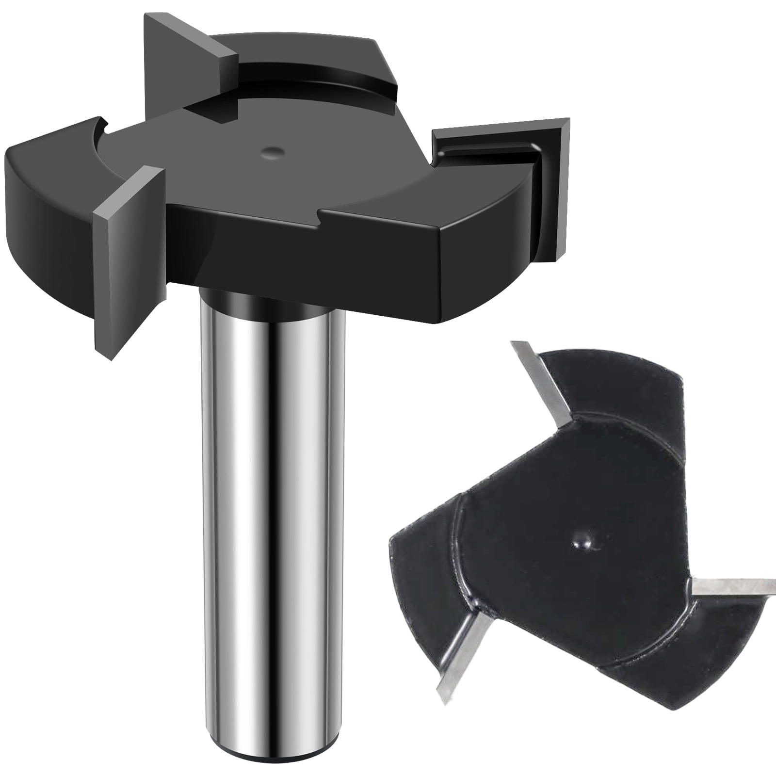 1/2inch Shank CNC Spoilboard Surfacing Router Bit Carbide 3-Wing ...