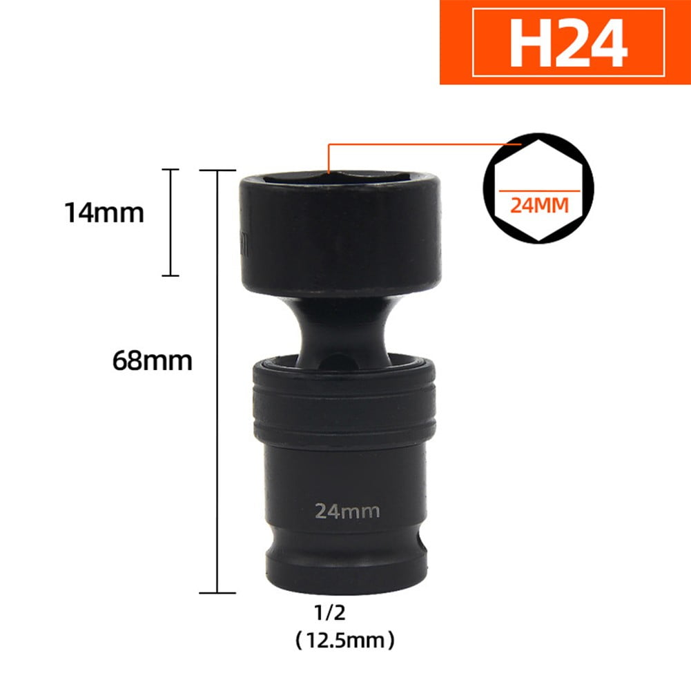 1/2inch joint hex socket electric wrench Adapter pneumatic air 24mm ...