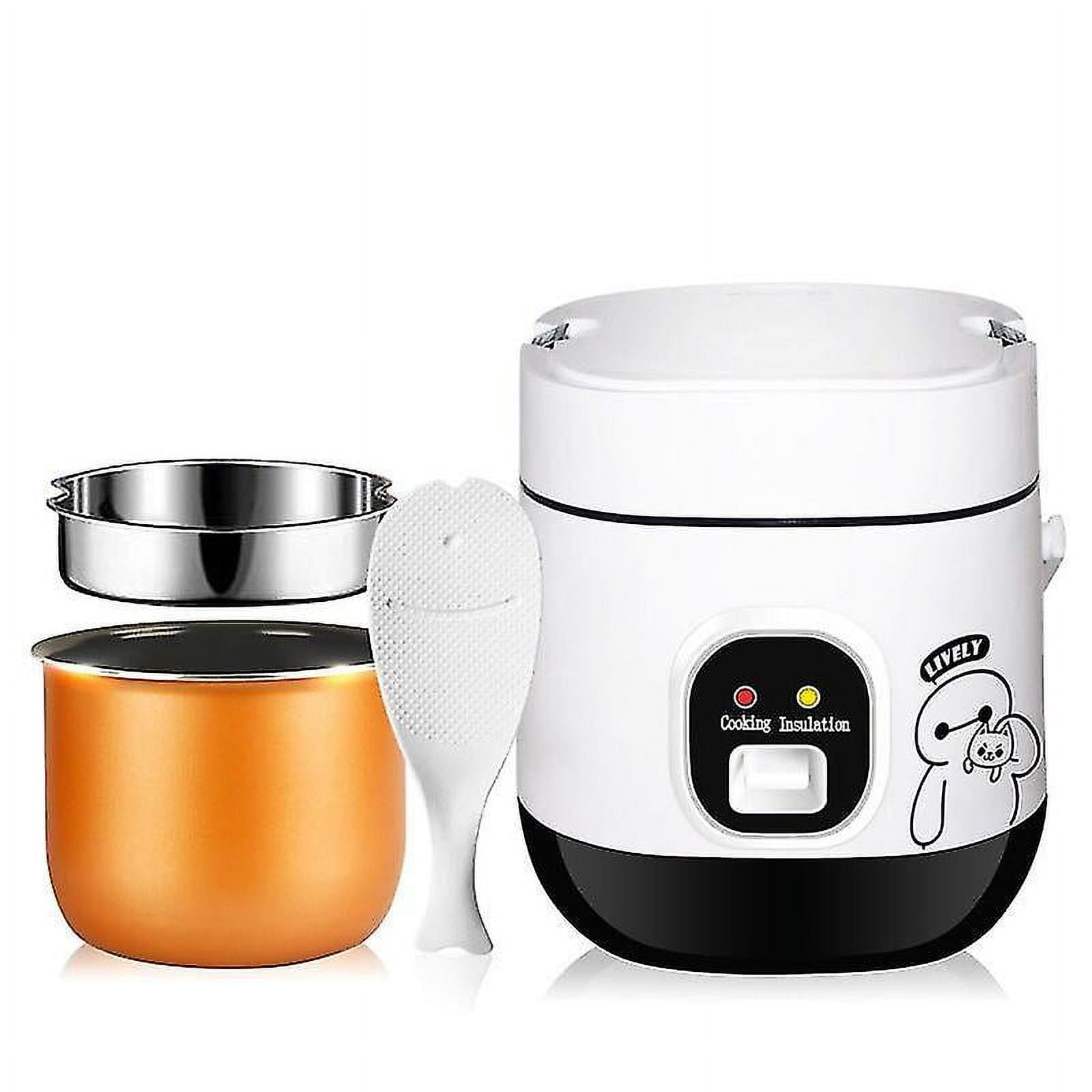 1.2l Mini Rice Cooker 2 Layers Steamer Multifunction Cooking Pot ...