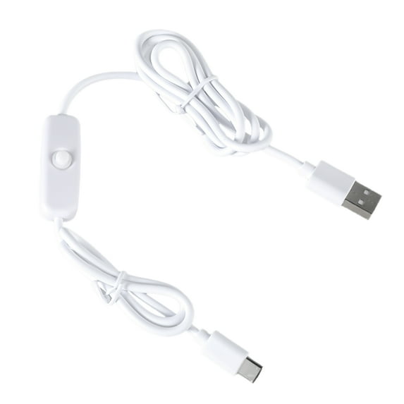 1.2m/3.9ft USB to Type C Power Cable Extension Wire Line with Switching ...