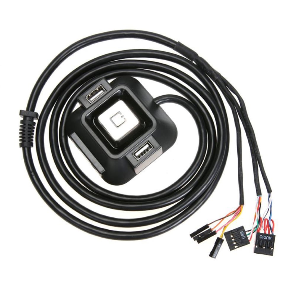 1.2m Desktop Computer Pc Power On/off Reset Button Switch Cable Block ...
