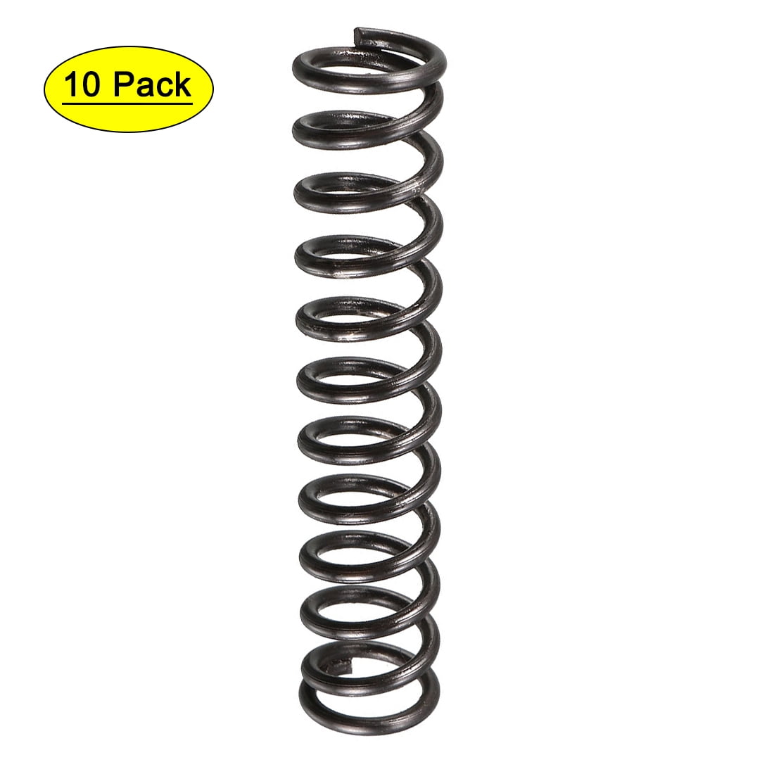 1.2mm Wire Dia 9mm Outer Dia 45mm Long Compression Springs Black 10Pcs ...