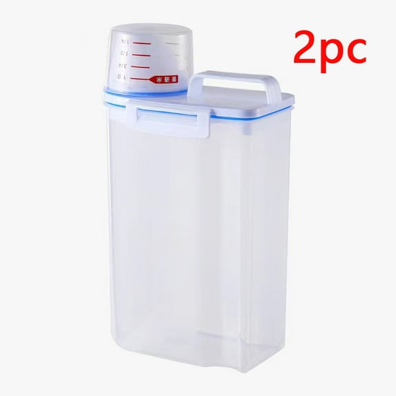 1/2pc 2.5L Food Storage Bucket Box Large Capacity Portable ...