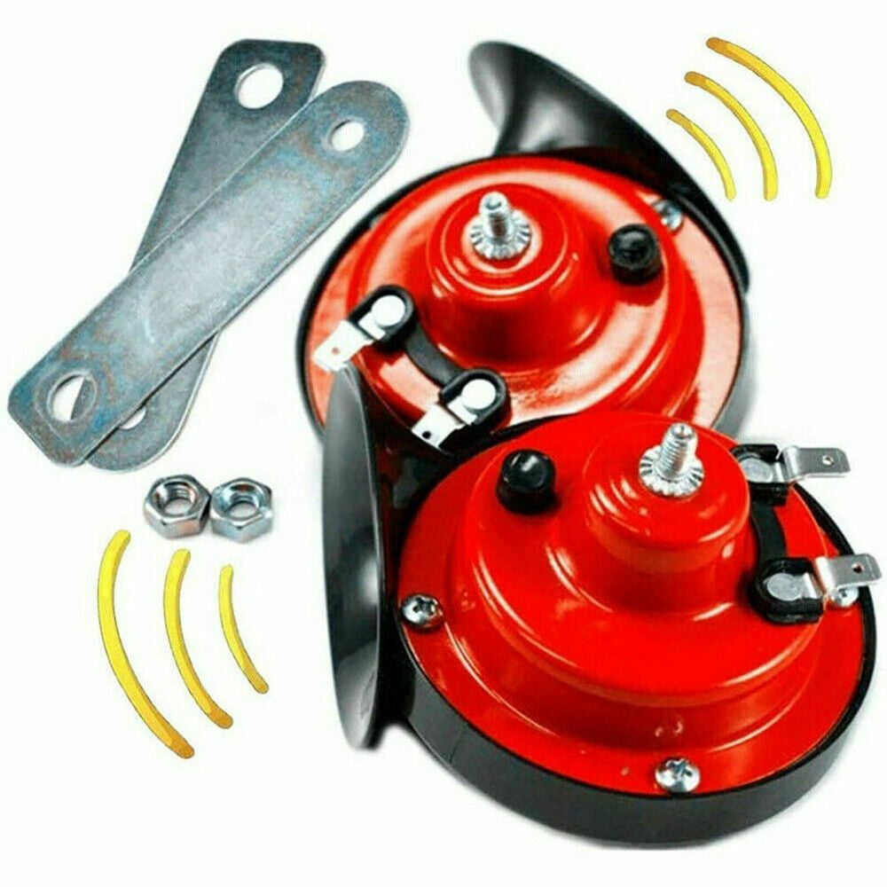 1/2pcs 300DB Air Snail Car Horn 12V Truck Lorry SUV RV Train Truck Boat ...