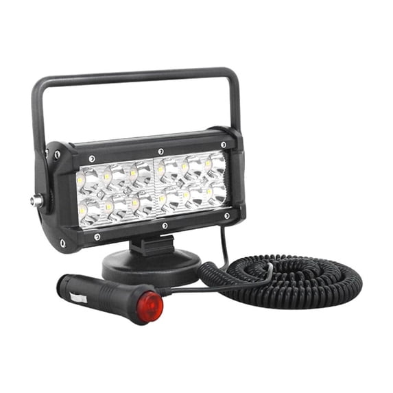 1/2pcs 48W 36W Magnetic Base Bracket LED Work Light Bar Portable Car ...