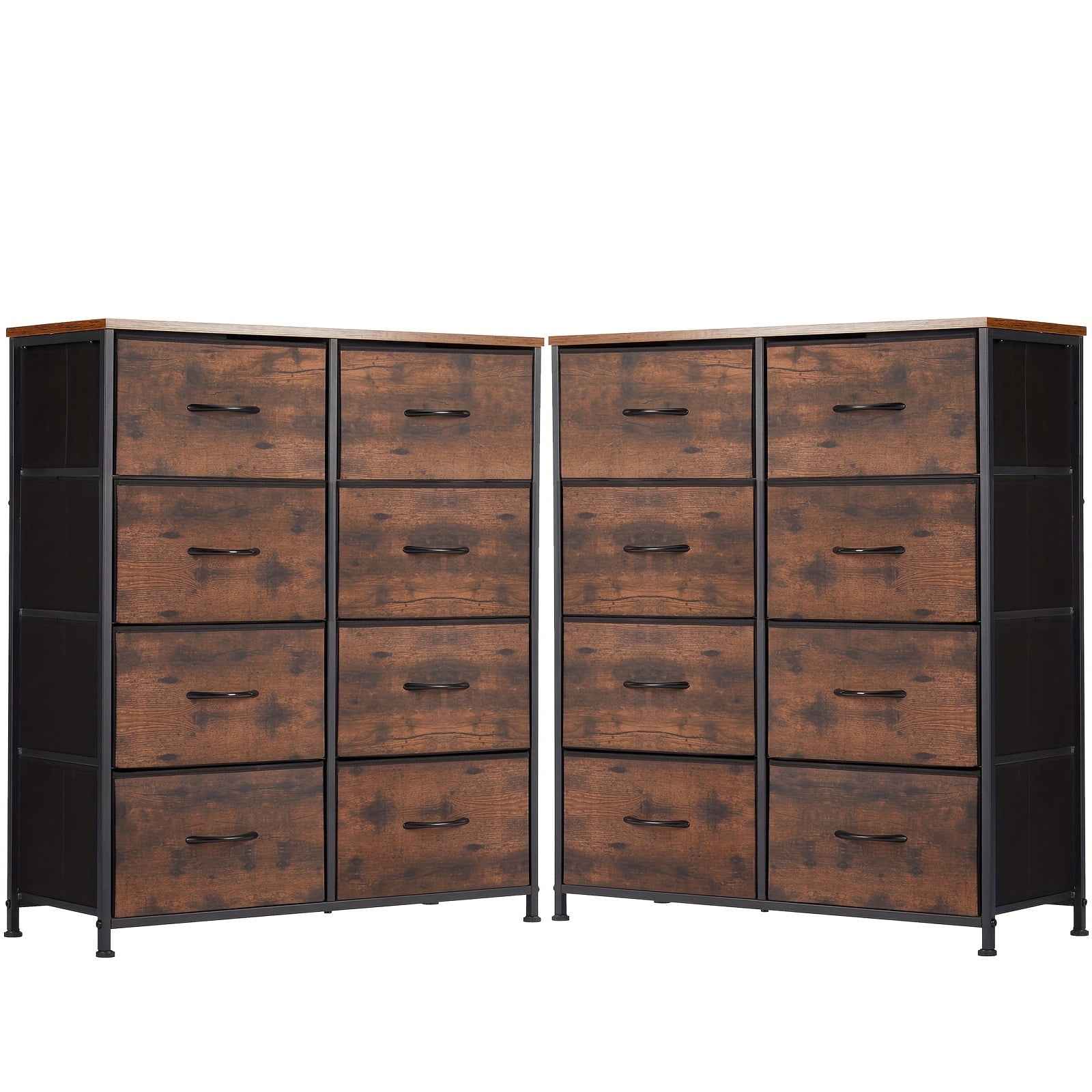 1 Or 2pcs 8-drawer Dresser with Metal Frame, High Feet, Can Be Mounted ...