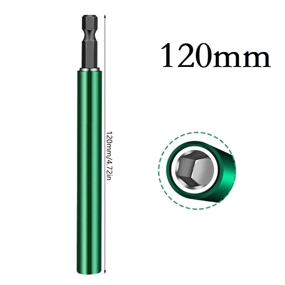 1/2pcs 80/120mm Magnetic Extension Bit Holder Driver Extension Rod ...