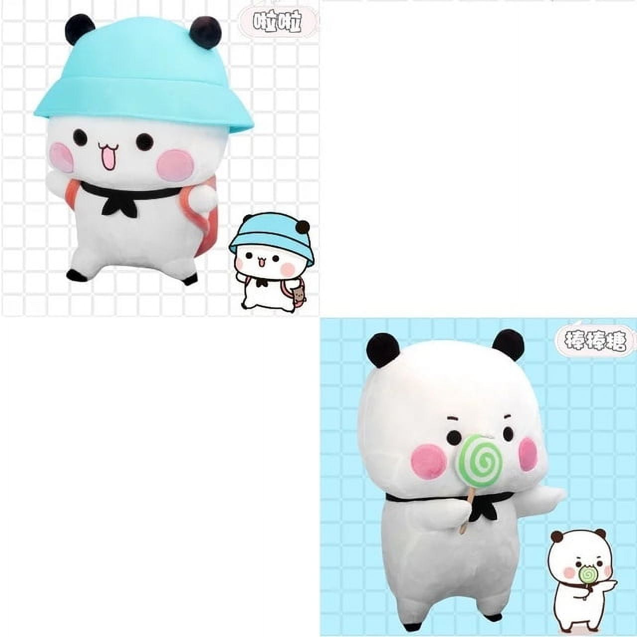 1/2pcs Bubu And Dudu Panda Plush Toy Cartoon Bears Bubu Dudu Doll ...