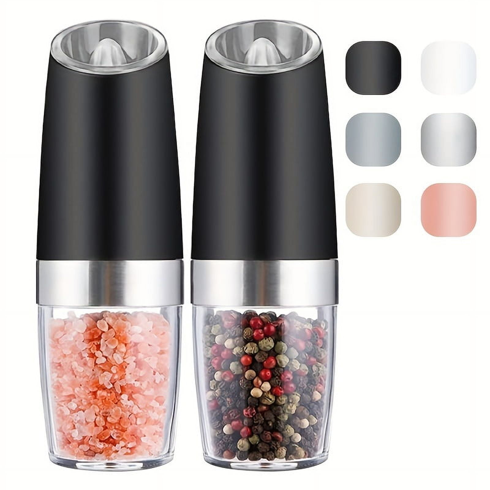 1/2pcs, Electric Salt and Pepper Grinder Set - Adjustable Coarseness ...