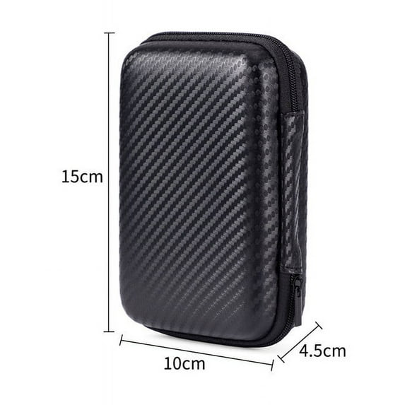 1/2pcs Portable Eva Storage Bag Zipper Pouch Mobile Phone Charger ...