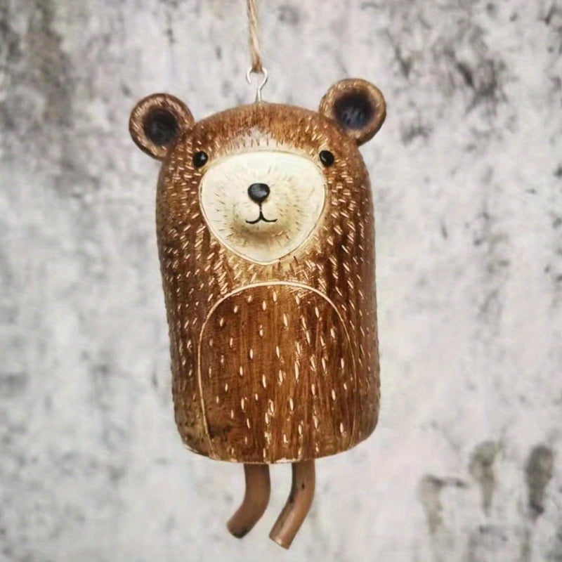 1/2pcs Rustic Animal Wind Chimes Room Decoration Cute Chimes Wind Bell ...